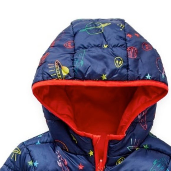 okie dokie | Jackets & Coats | Nwt 4t 4 Rainbow Firm Space Rockets Okie ...